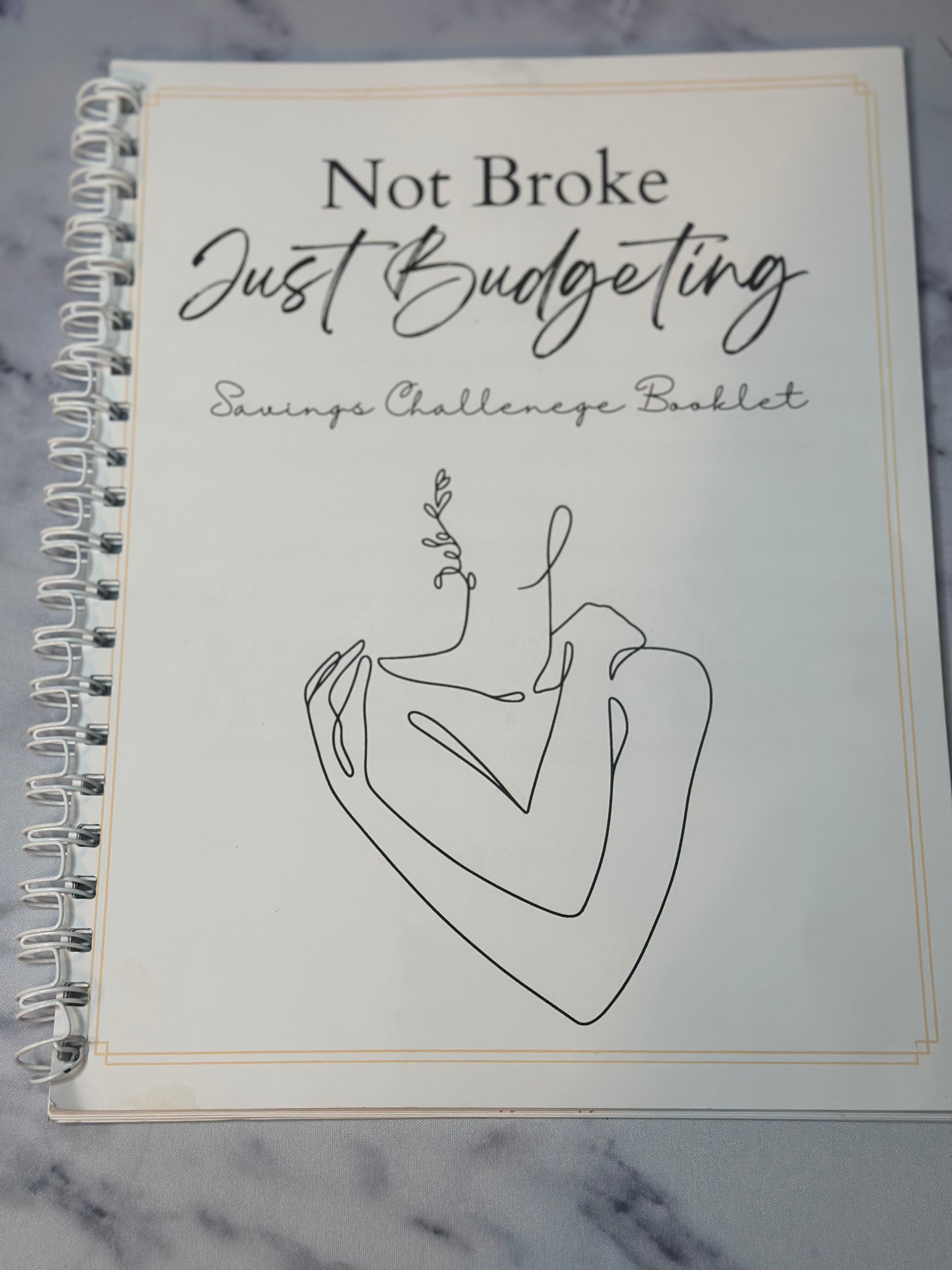 NBJB Savings Challenge Booklet Binder – notbrokejustbudgeting.com